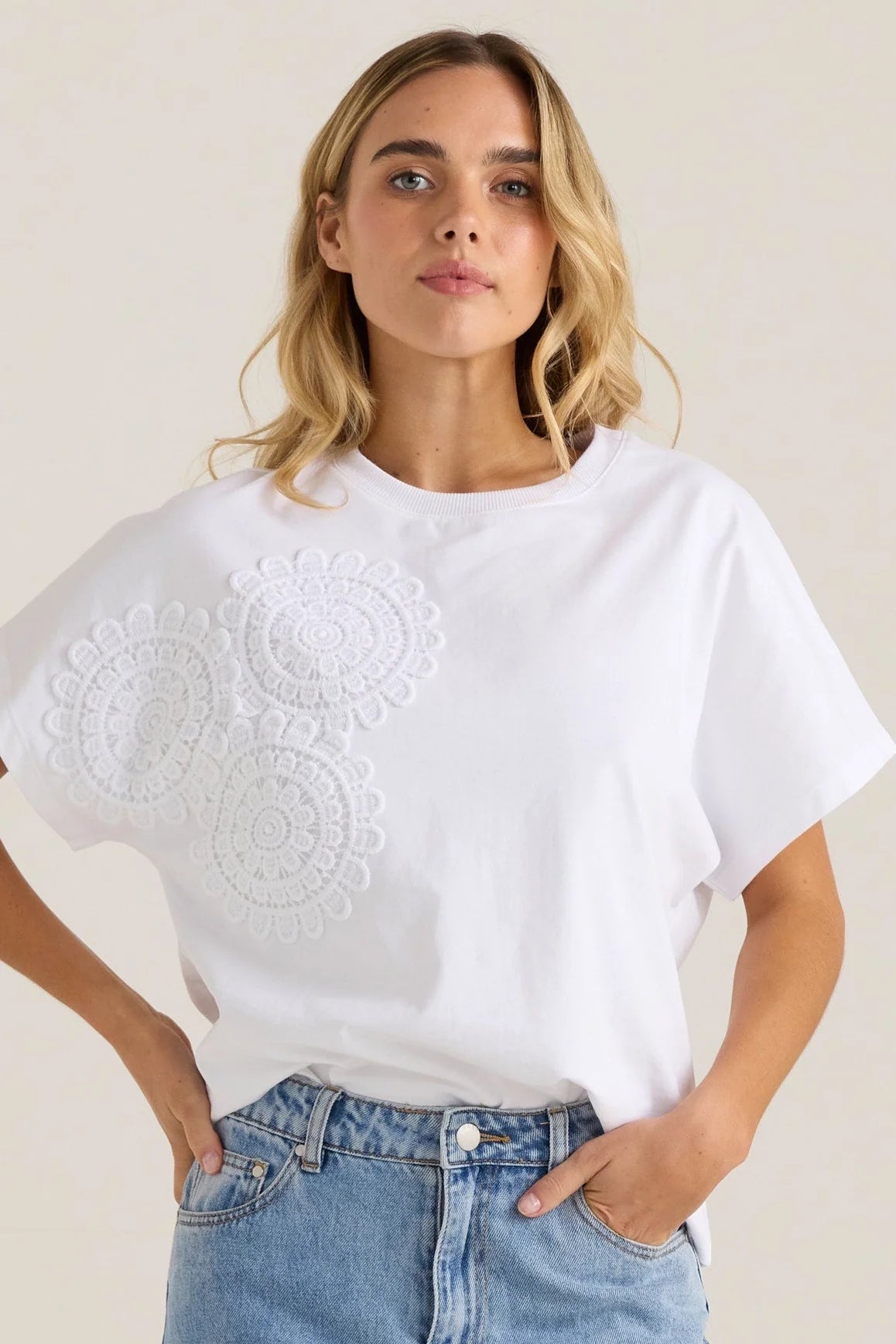 Sass Mira Crochet Tee – Shed Boutique Style